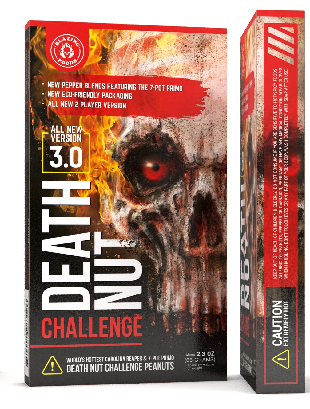 Death Nut Challenge, Version 3.0, Carolina Reaper Peanuts, 16M Scoville ...