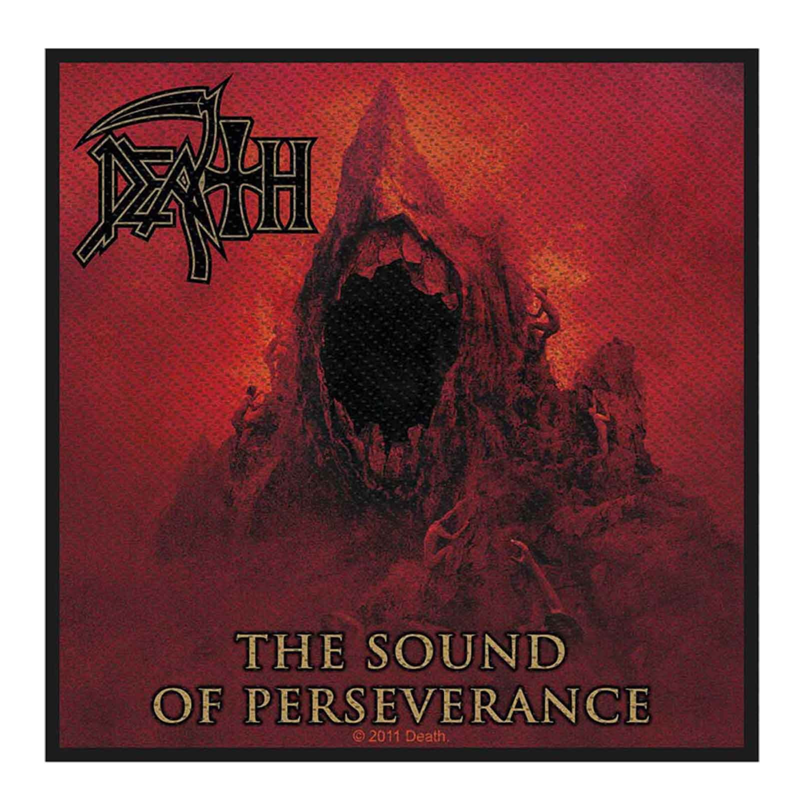 Death Patch Sound Of Perseverance Band Logo Official Woven (10cm x 10cm ...