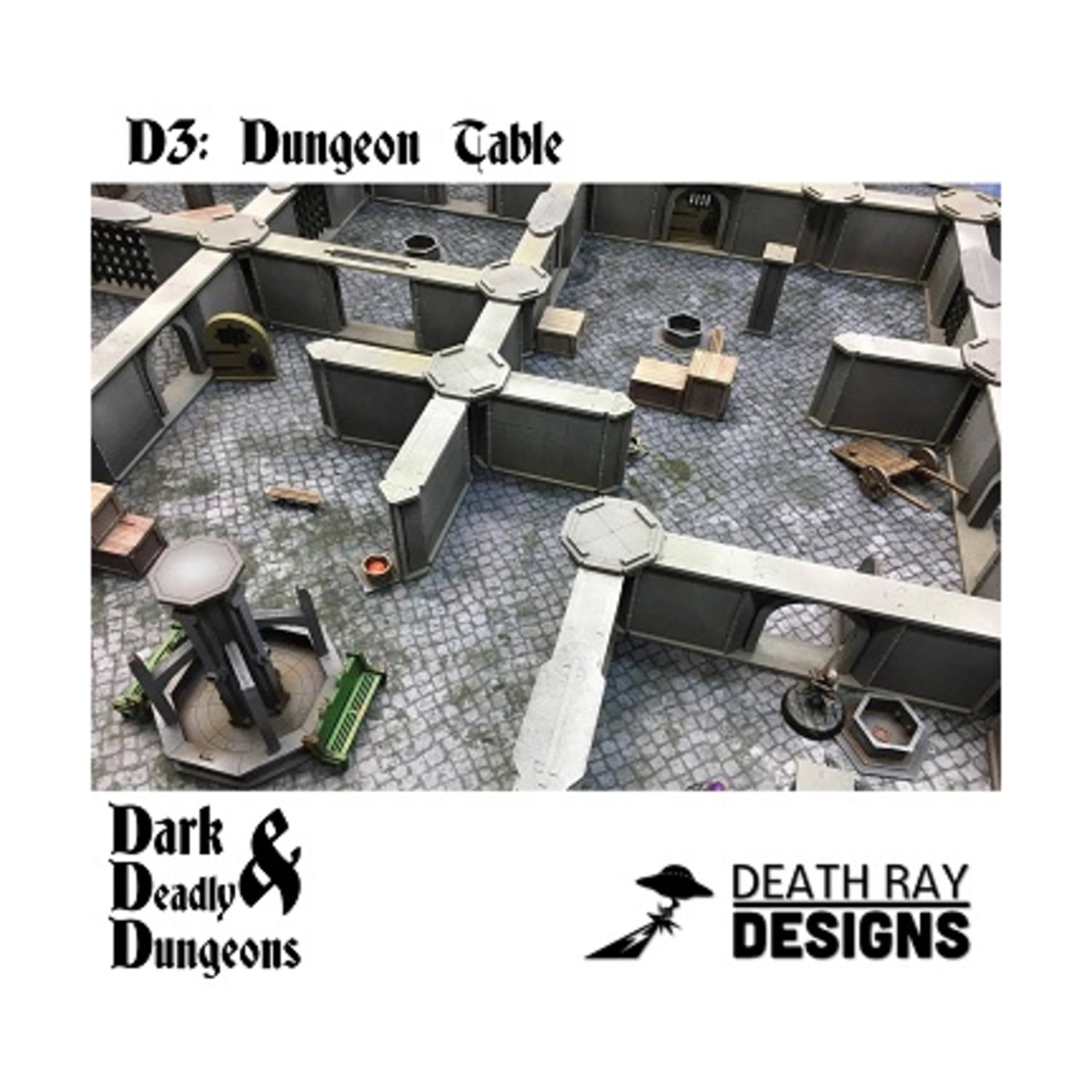 Death Ray Designs Dungeon Table Set Strategy Games for Adult, 2.75 x 12 ...