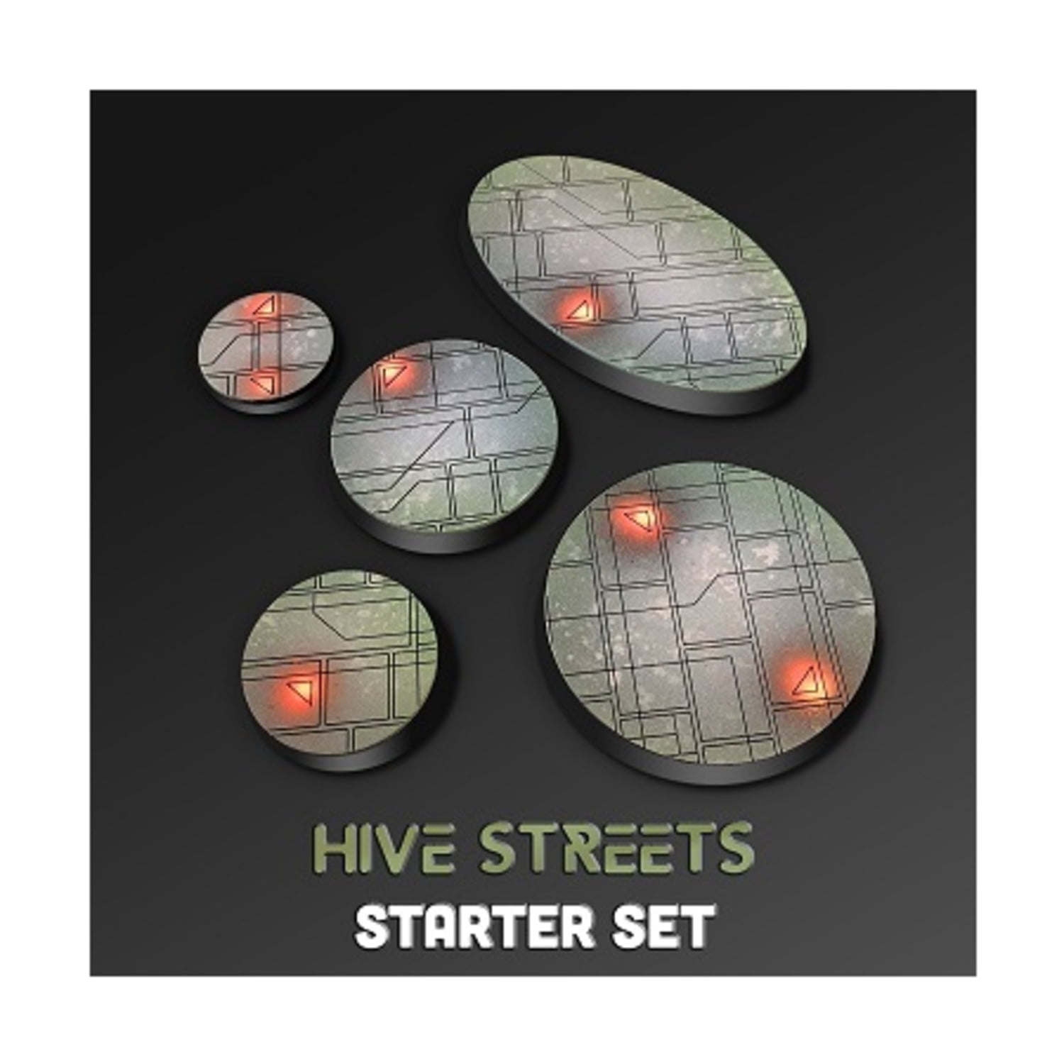 Death Ray Designs Hive Streets Base Inserts Set Xeno (Indomitus ...