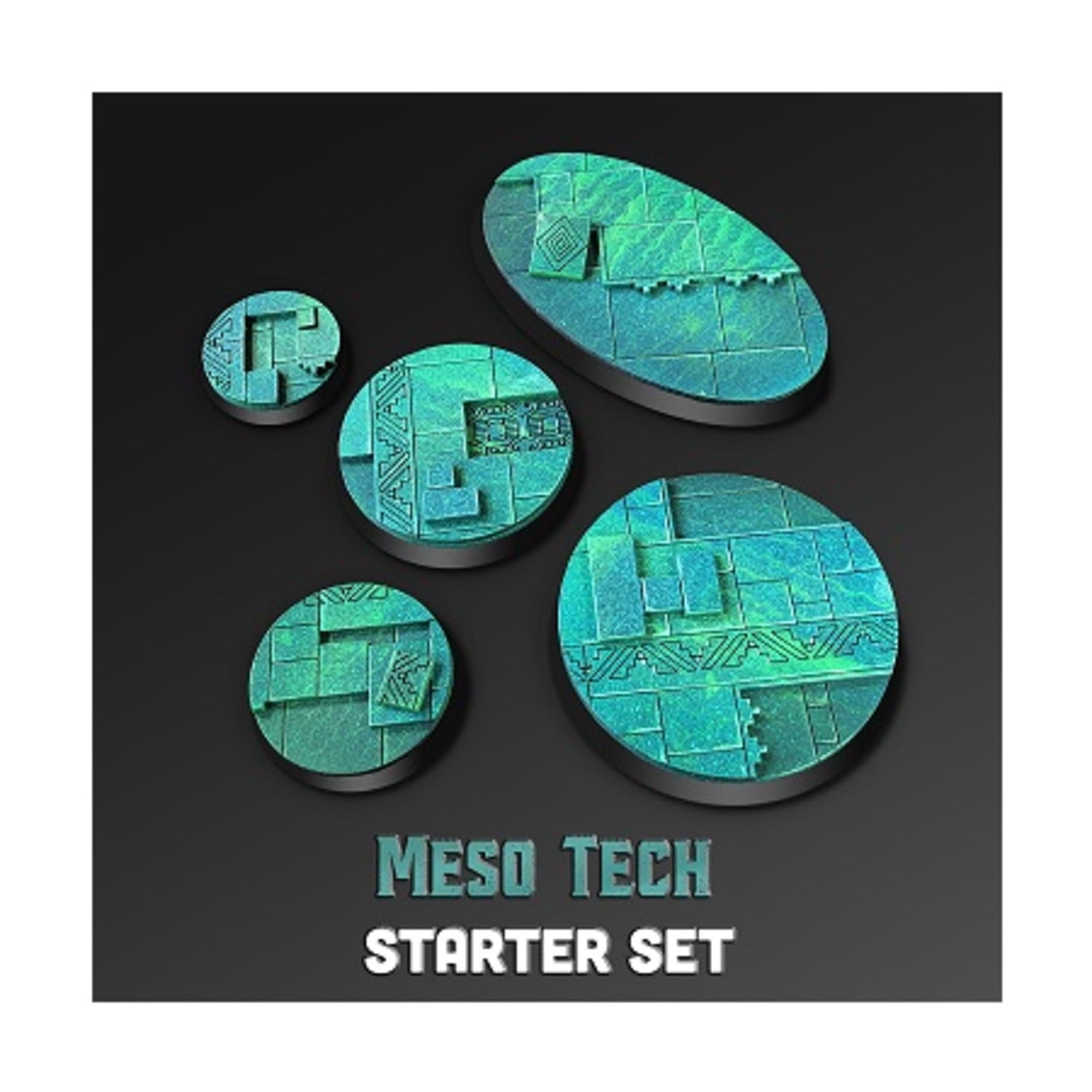Death Ray Designs Meso Tech Base Inserts Set Xeno (Indomitus Compatible ...