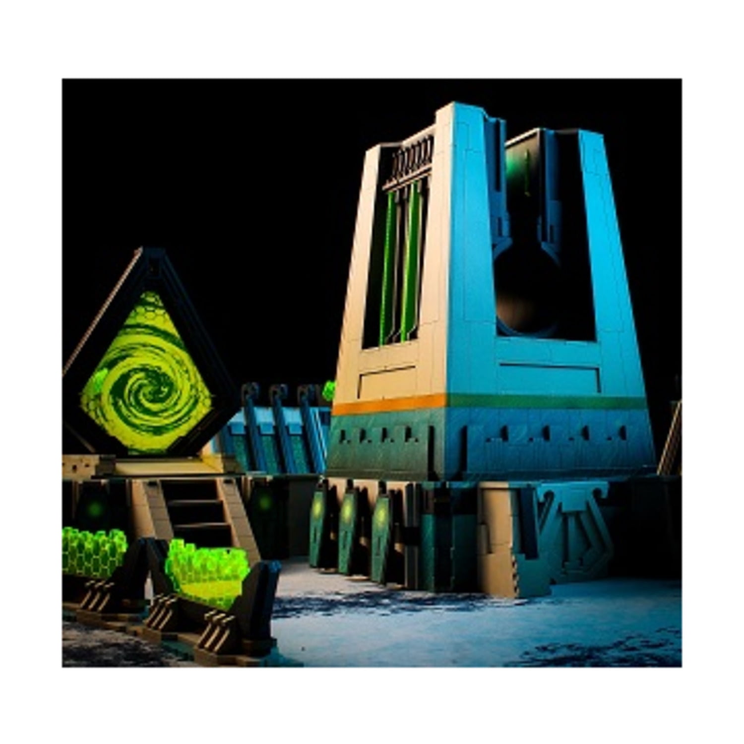 Death Ray Designs Necropolis Table Bundle - Clear Fluorescent Green New ...