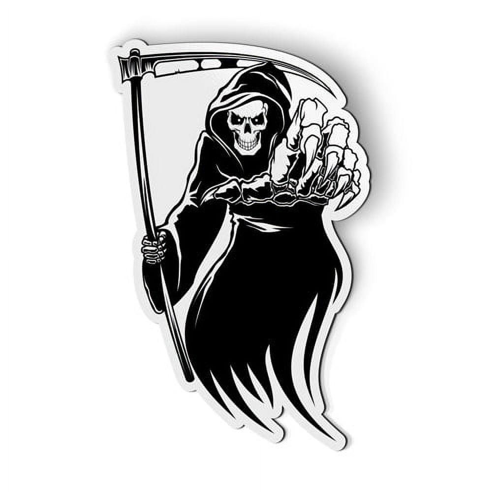 Death Reaper - 5.5" Magnet for Car Locker Refrigerator - Walmart.com