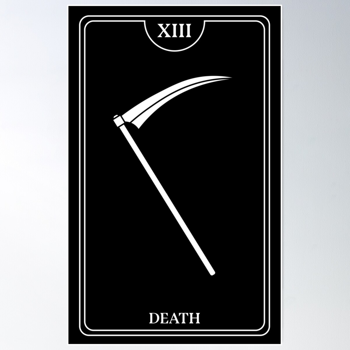 Death - Recursive Tarot Poster Wall Art, Modern Wall Decor For Living ...