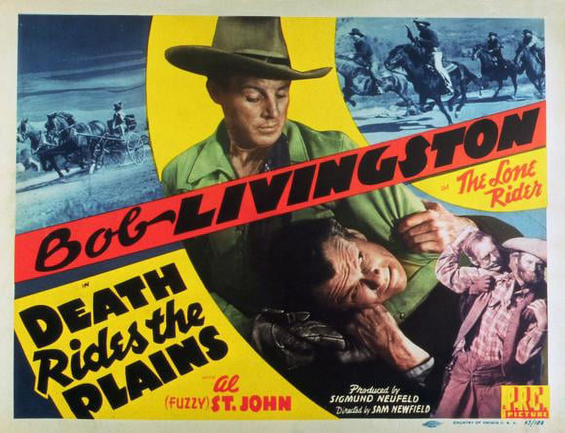 Death Rides the Plains - movie POSTER (Style B) (11" x 14") (1943 ...