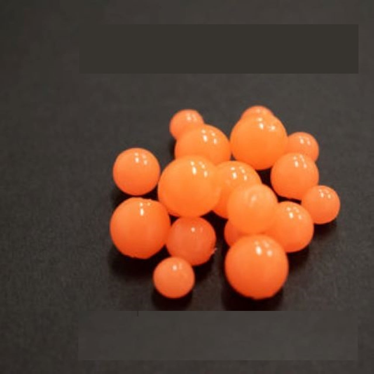Death Roe 1/4" Soft Scented Fishing Beads (Orange Krush Orange Glow ...