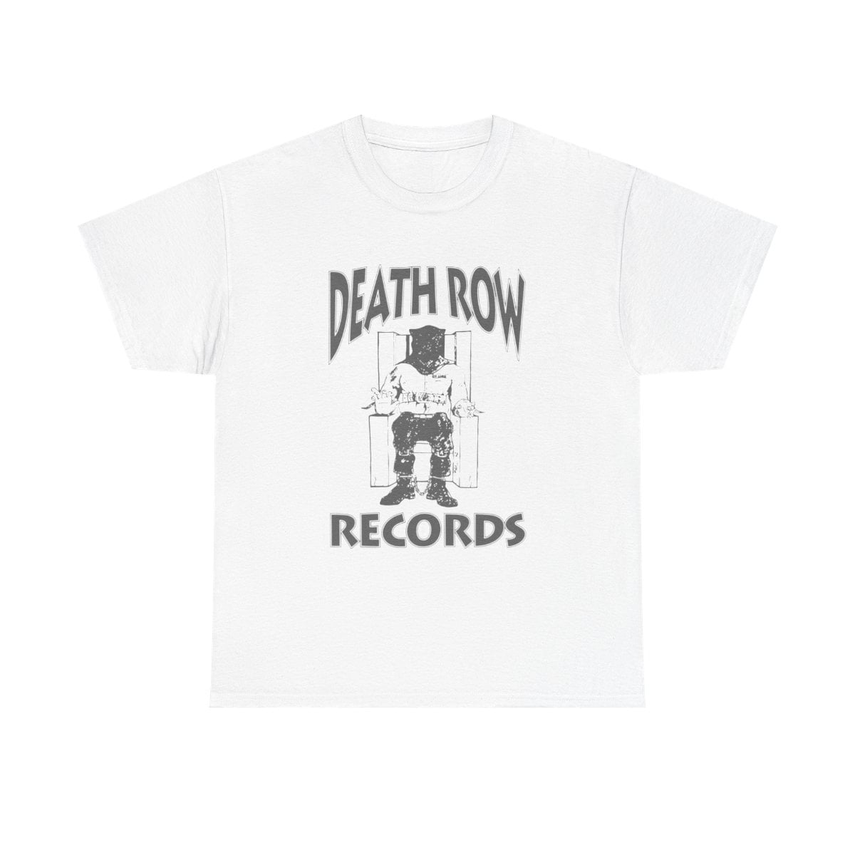 Death Row Logo Grey Records Subtle T Shirt Cotton Unisex Tee Music ...