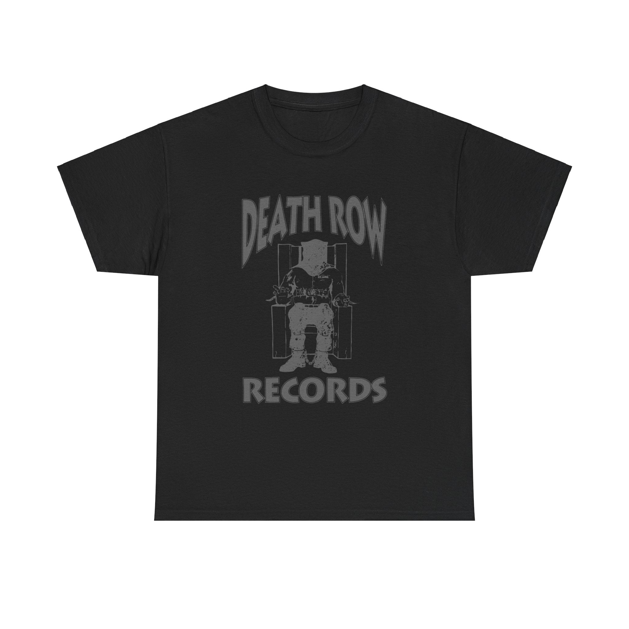 Death Row Logo Grey Records Subtle T Shirt Cotton Unisex Tee Music ...