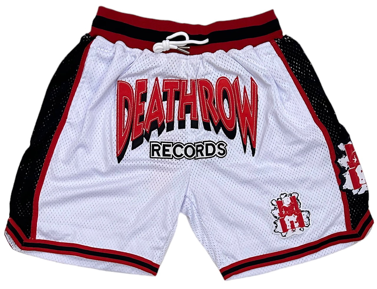 Death Row Records Men's Headgear Classics Embroidered Mesh Basketball ...