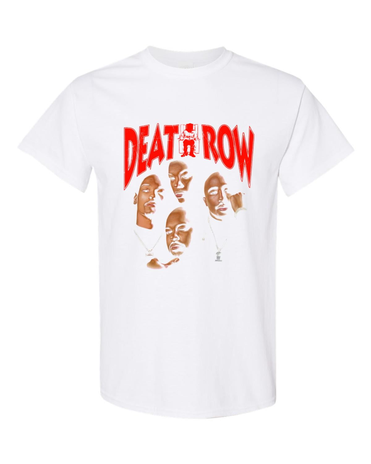 Death Row T-Shirt Music Label Tribute Graphic for Rap Fans, for men ...
