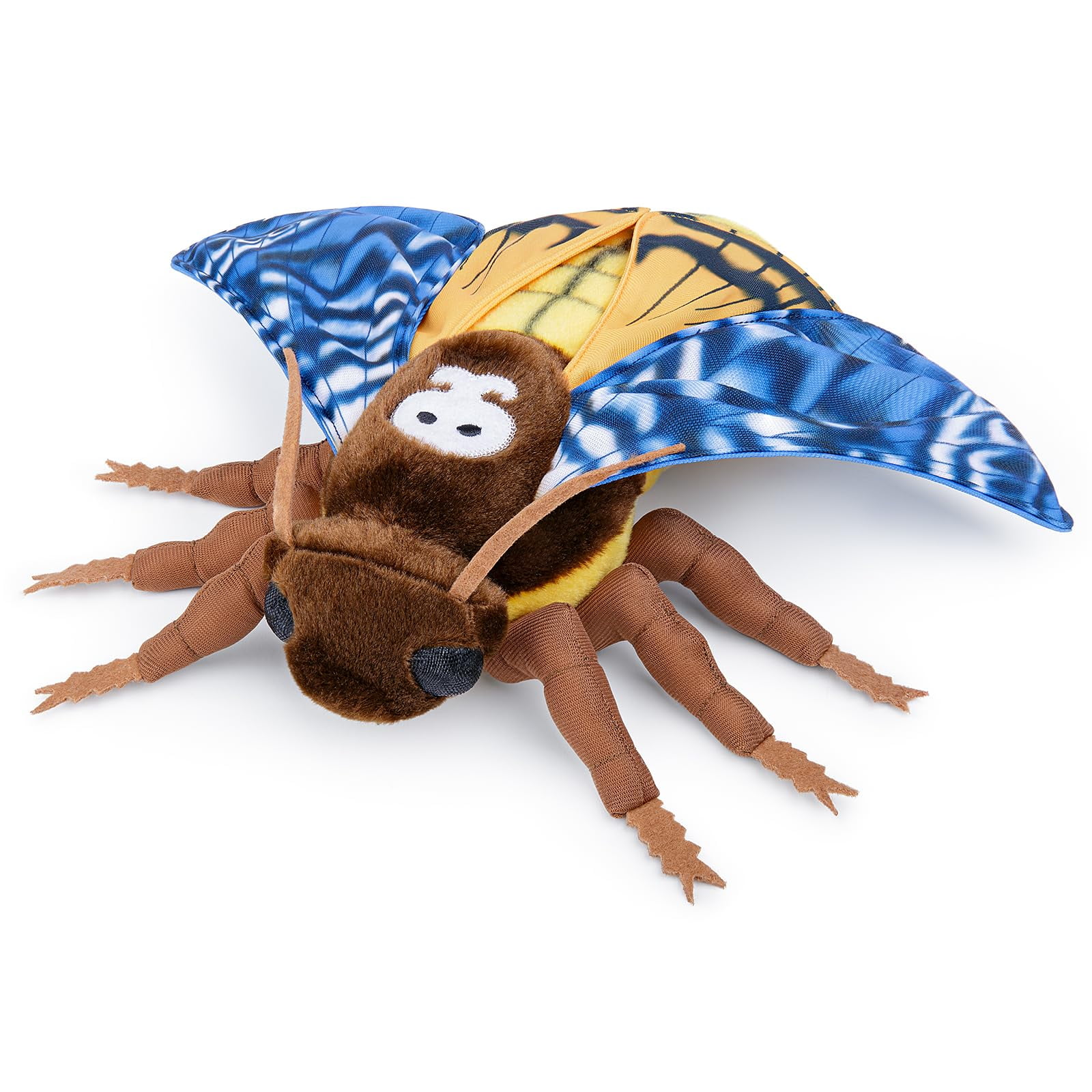 Death'S-Head Hawkmoth Plush Toy, Large Blue Death Hawk Moth Stuffed ...