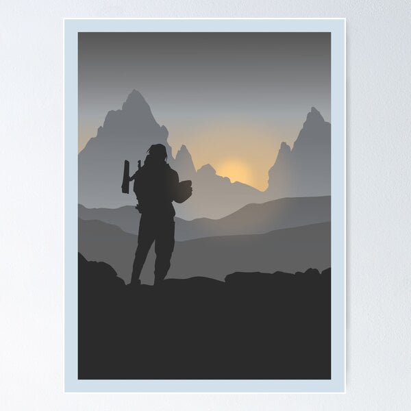 Death Stranding - Minimalist Travel Style - Video Game Art Poster Wall ...