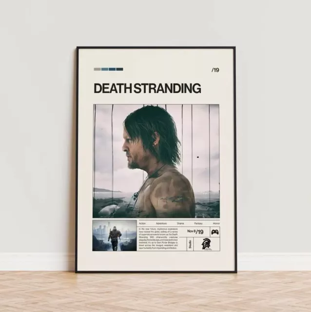 Death Stranding Poster, Video Game Poster, Minimalist Game Print ...