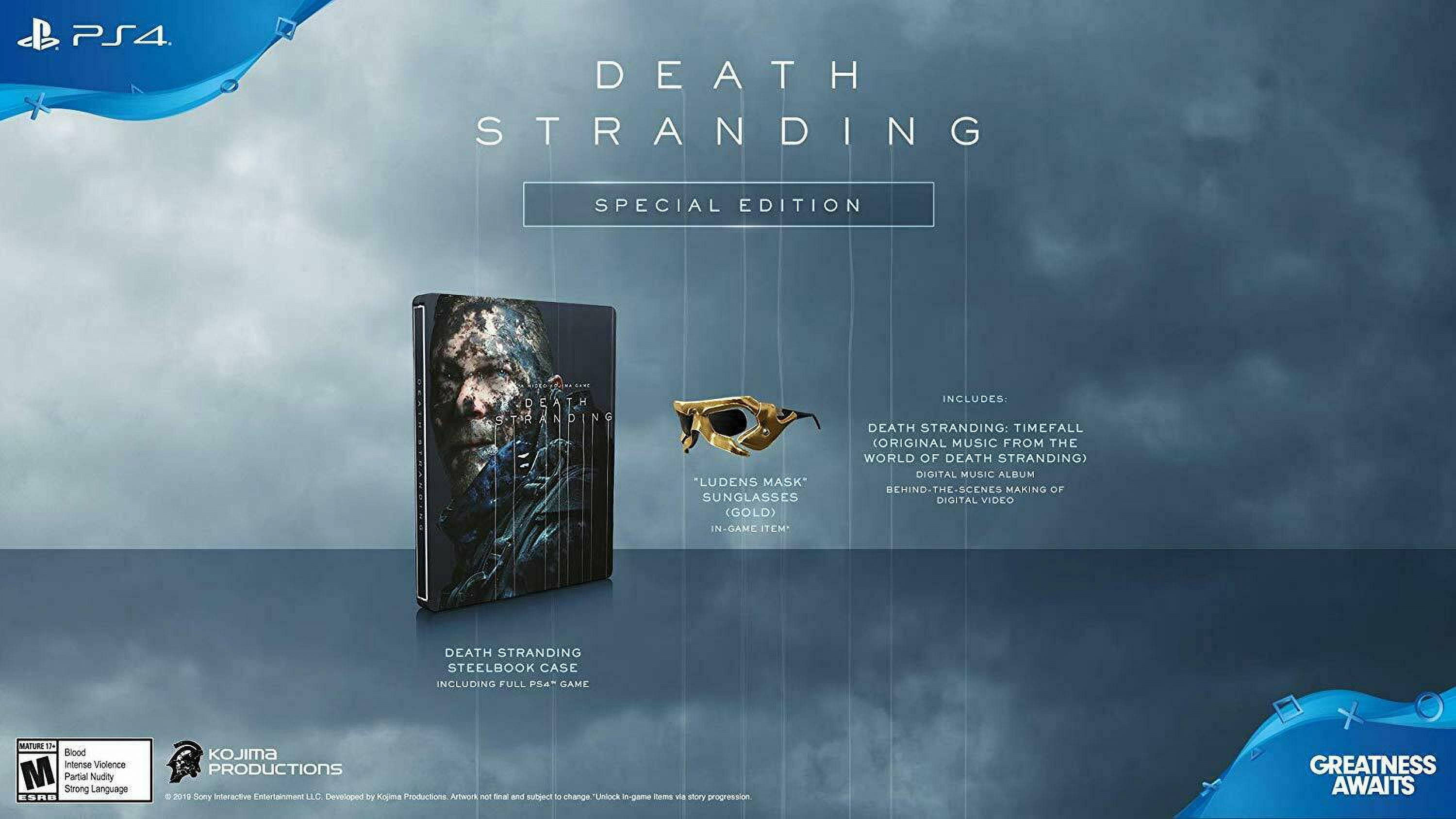 Death Stranding Special Ed. Steelbook [Sony PlayStation 4 PS4 Digital ...