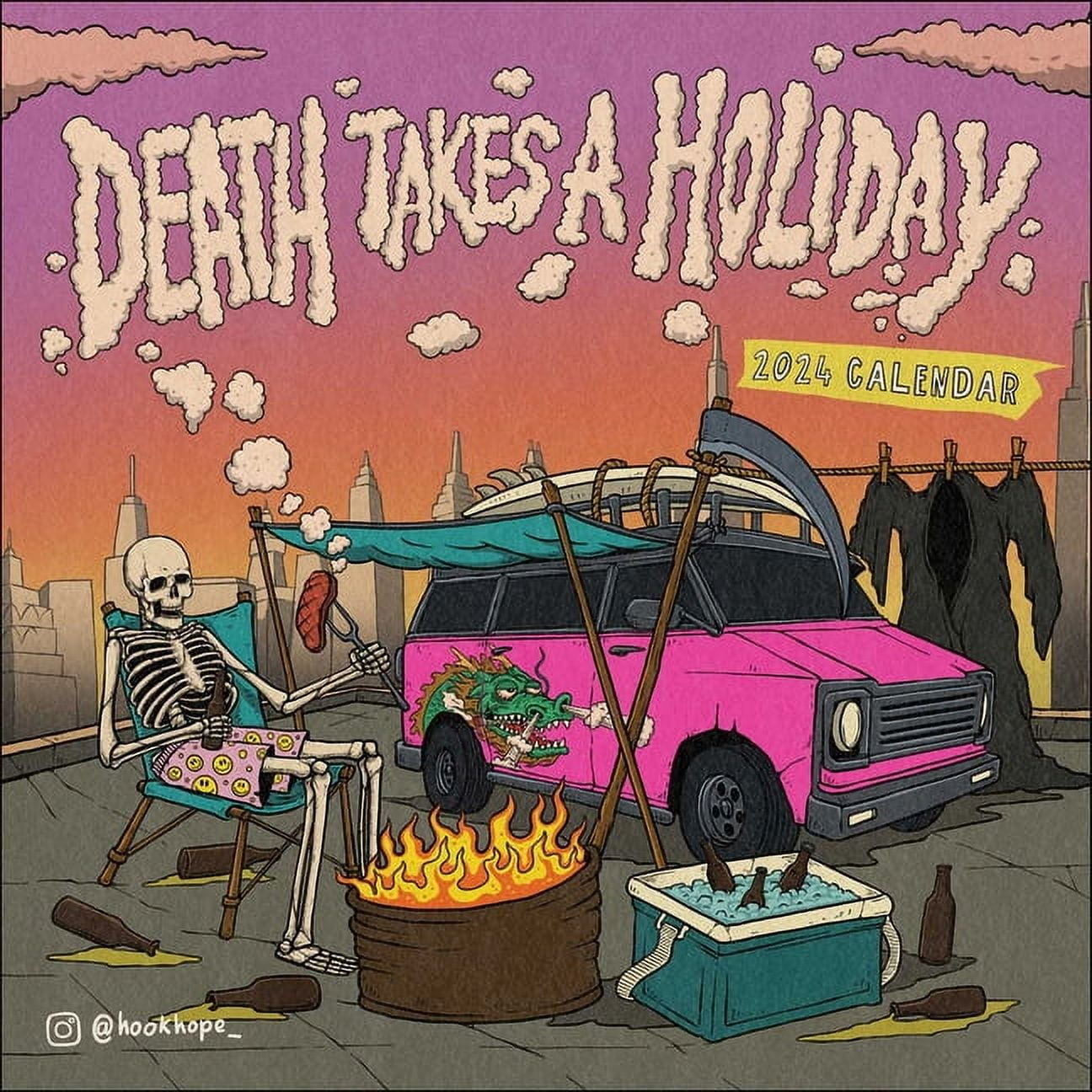 Death Takes a Holiday 2024 Wall Calendar (Calendar) - Walmart.com
