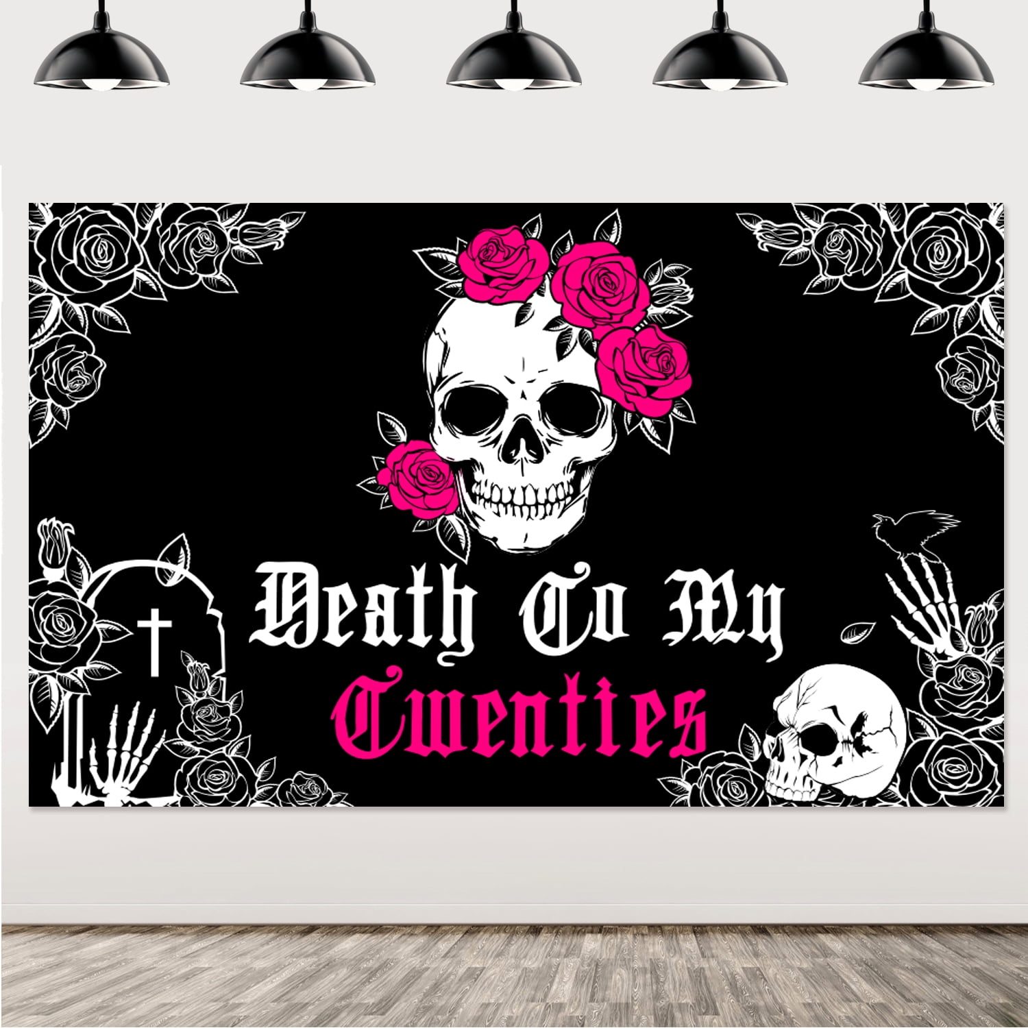 Death To My 20s Backdrop 30th Birthday Party Decorations RIP 20s ...
