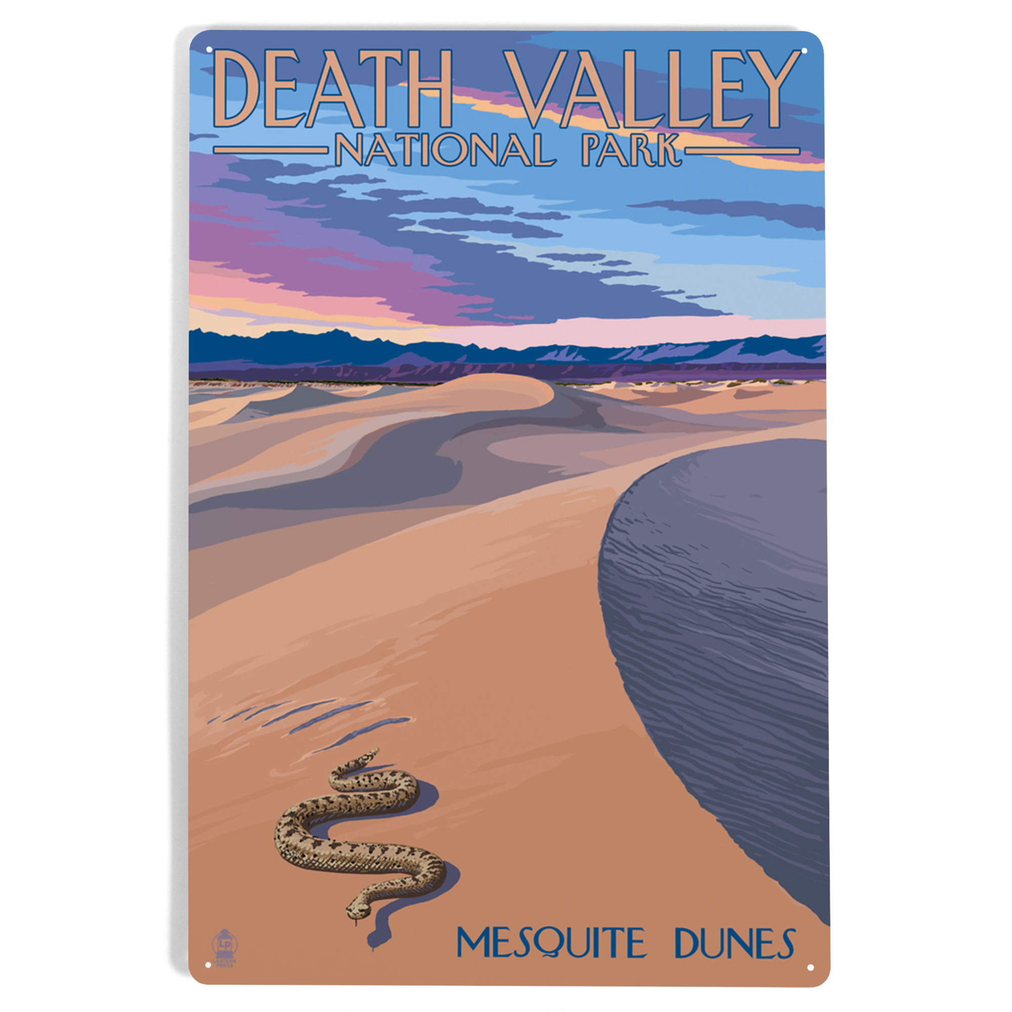 Death Valley National Park, California, Mesquite Dunes (12x18 Aluminum ...