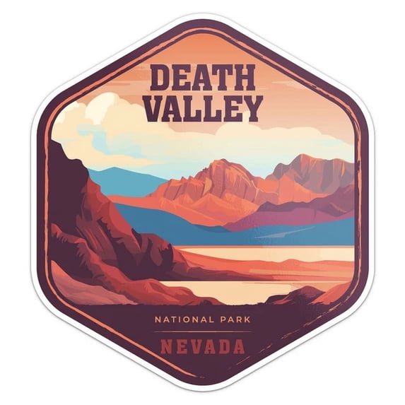 Death Valley National Park Sticker Phone Decal Water Bottle Stickers ...