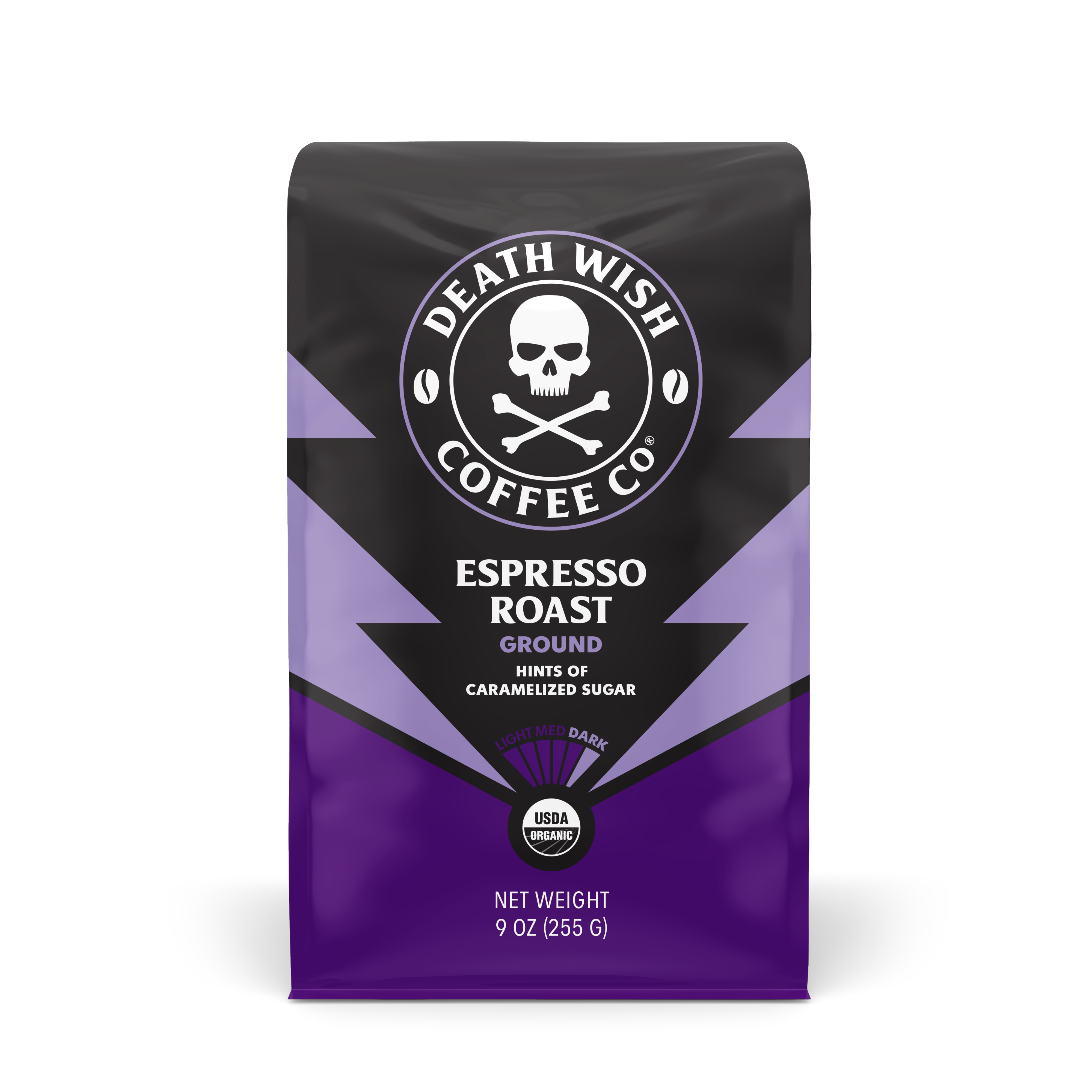 Ethical Bean Sweet Espresso Medium Dark Roast Fairtrade Organic Ground ...