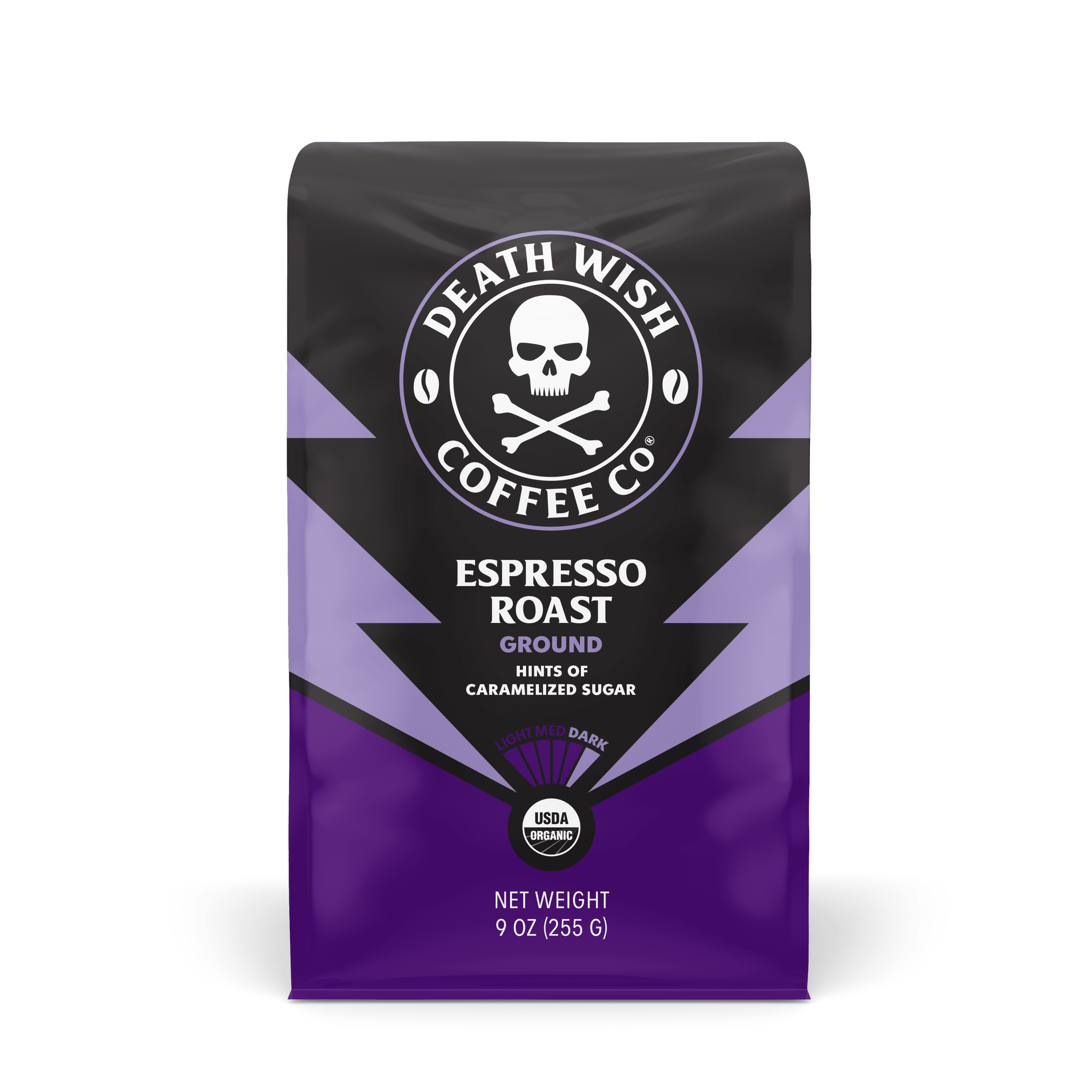 Death Wish Coffee, Organic and Fair Trade, Espresso Roast, Ground ...