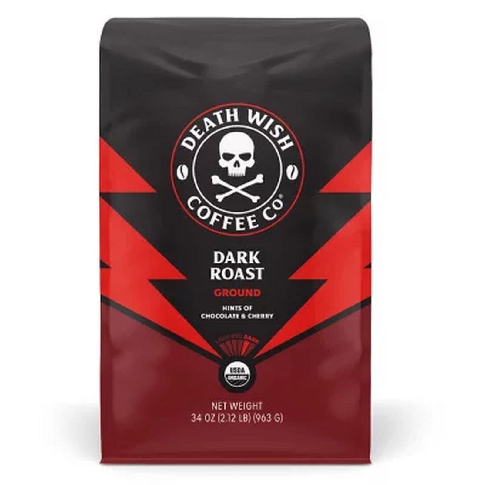 Death Wish Dark Roast Ground Coffee 34 Oz. - Walmart.com