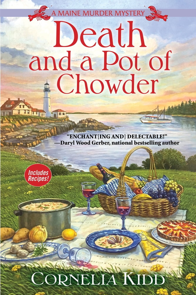 Pre-Owned Death and a Pot of Chowder: A Maine Murder Mystery (Hardcover ...