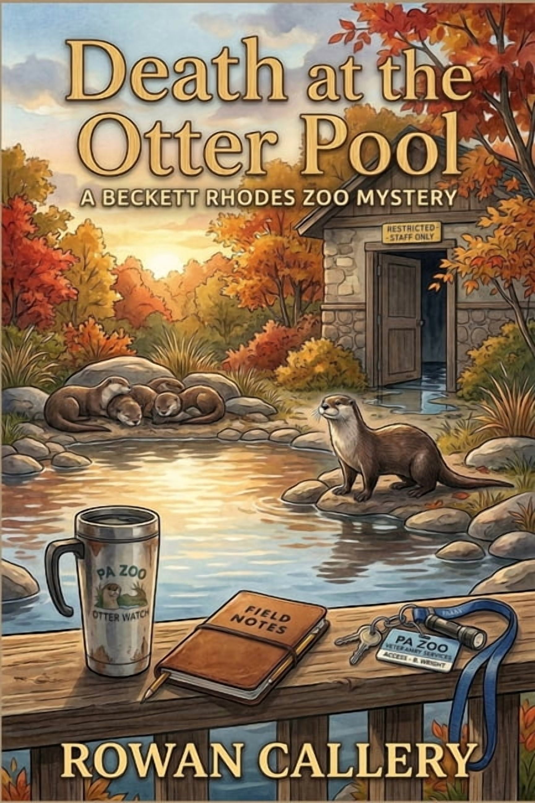 Death at the Otter Pool: A Beckett Rhodes Zoo Mystery, (Paperback ...