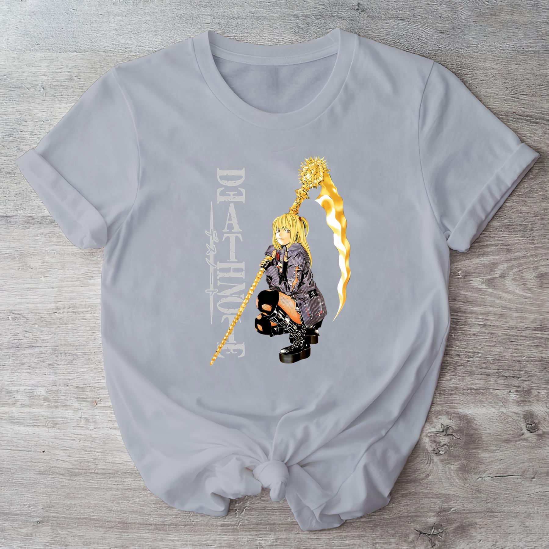 Death note anime Misa anime t shirt, cotton shirt, all size Unisex ...