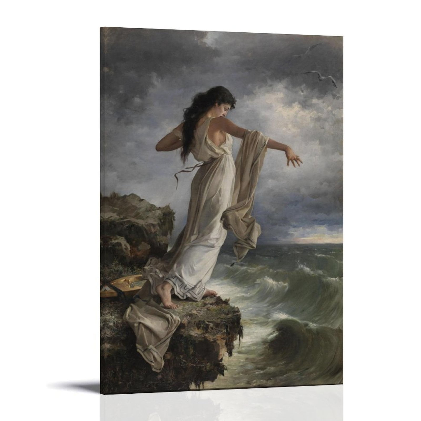 Death of Sappho Painting Vintage Poster Picture Print Wall Art Poster ...