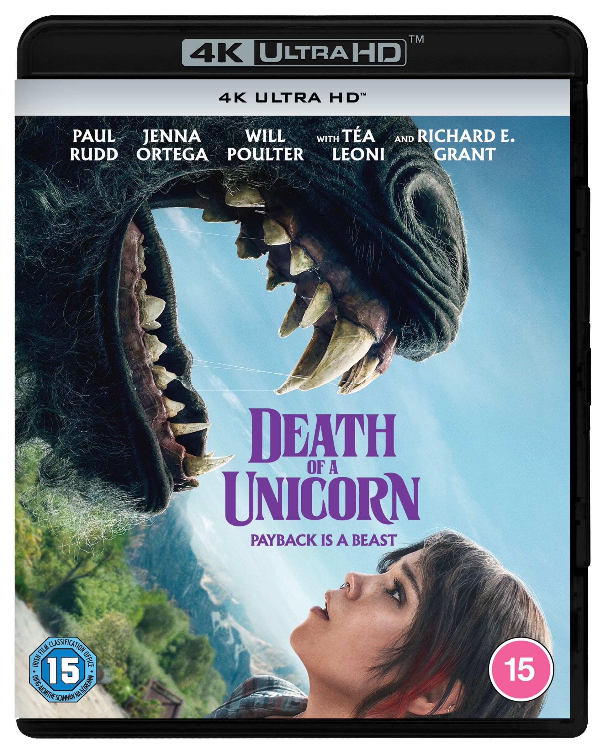 Death of a Unicorn (4K Ultra HD) Richard E. Grant Jessica Hynes Steve ...