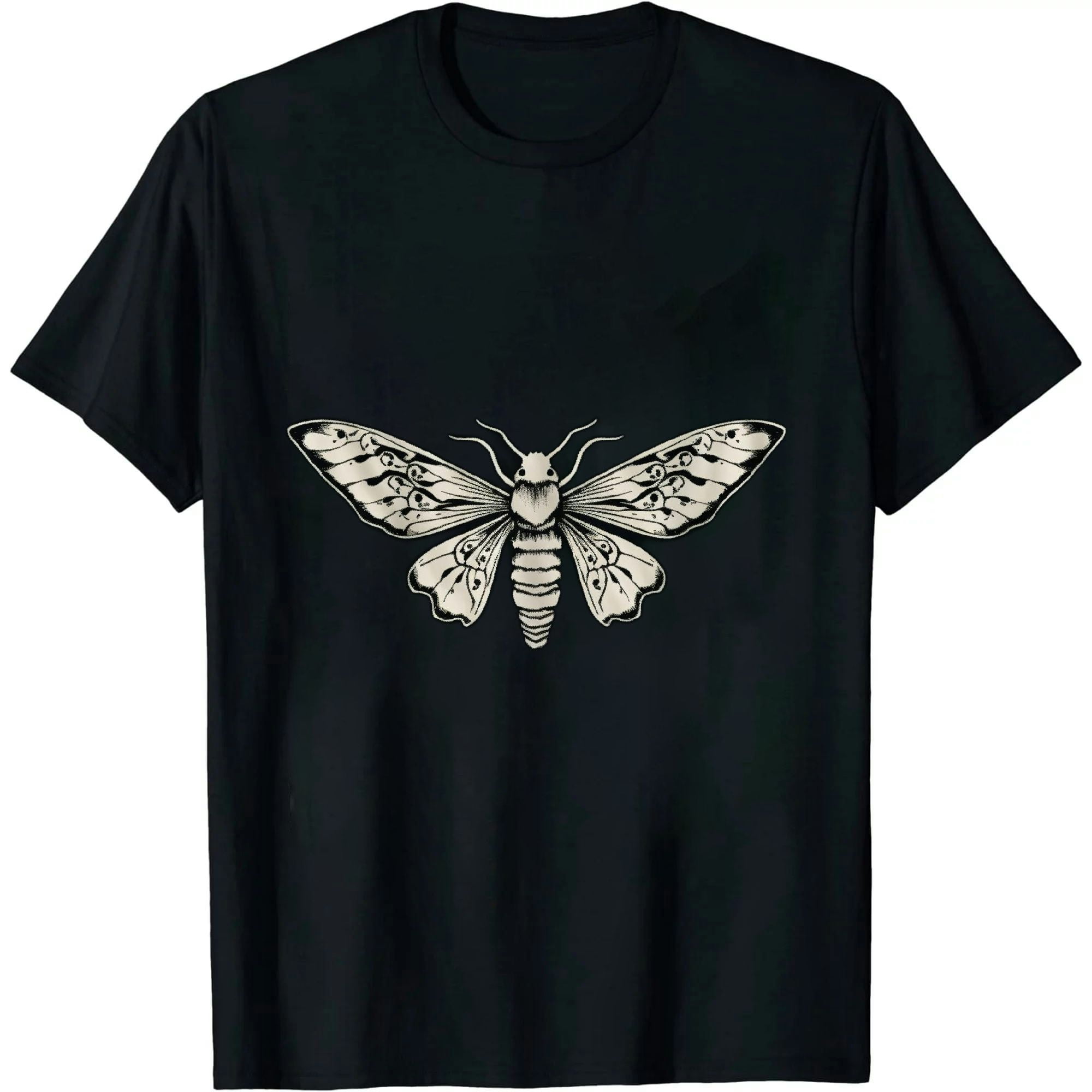 Death's Head Moth Goth Skull Butterfly T-Shirt - Walmart.com