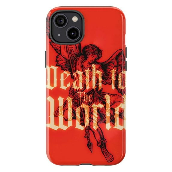 Death to the World Angel Gothic Christian Phone Case Red Orthodox ...