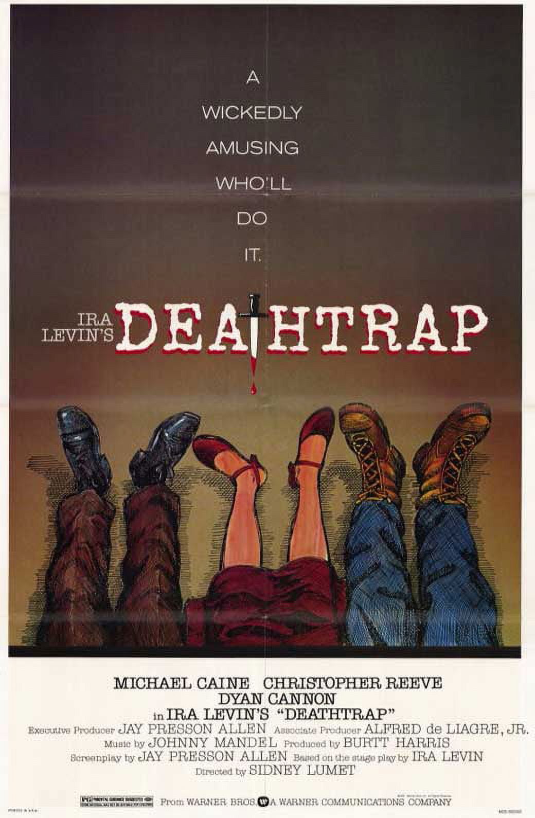 Deathtrap - movie POSTER (Style A) (11" x 17") (1982) - Walmart.com