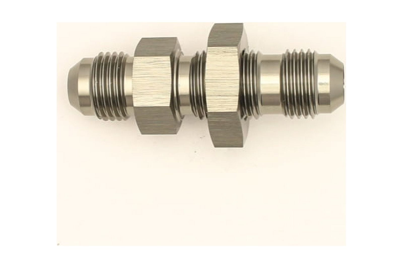 DeatschWerks 6AN Male Flare To 6AN Male Flare Bulkhead Adapter (Incl. Nut) - Walmart.com