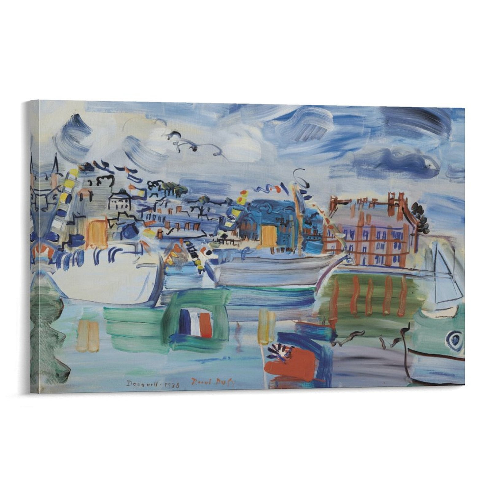 Deauville 1938 Raoul Dufy Painter Poster Artworks Canvas Poster Room ...