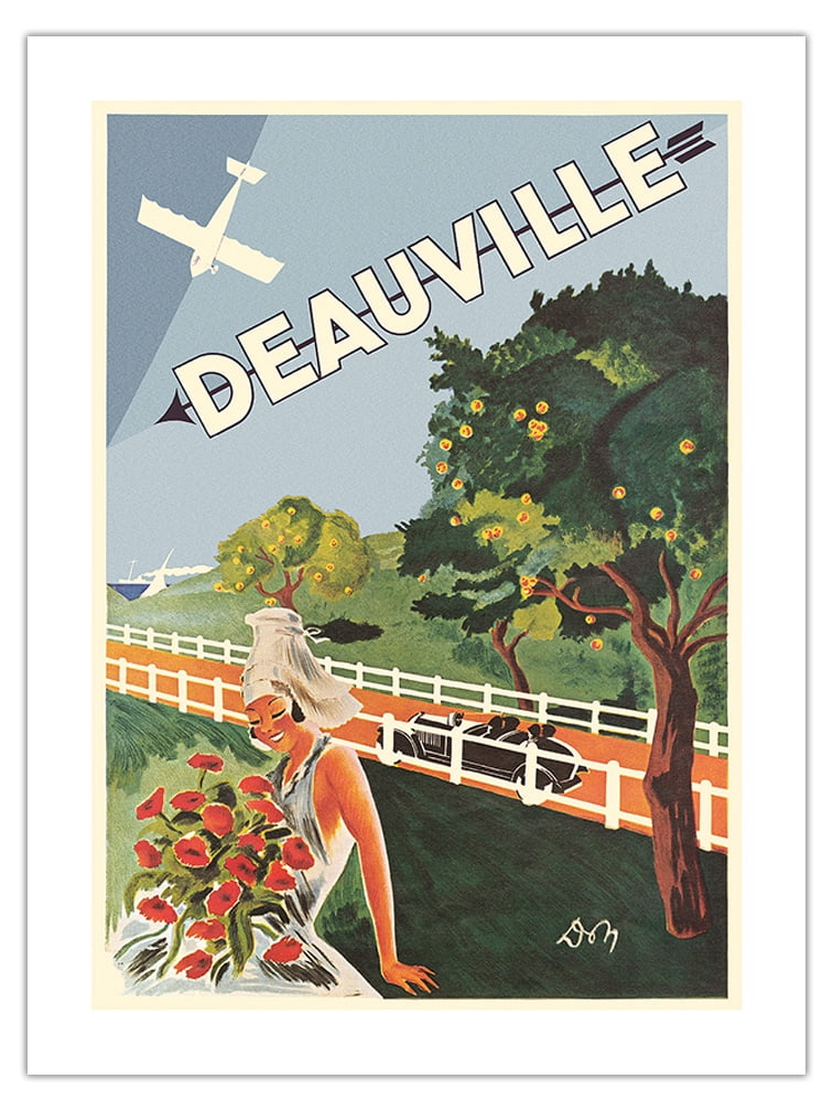 Deauville France - Queen of the Normandy Beaches - Vintage Travel ...