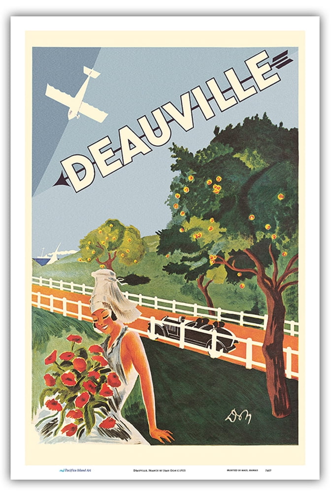 Deauville France - Queen of the Normandy Beaches - Vintage Travel ...