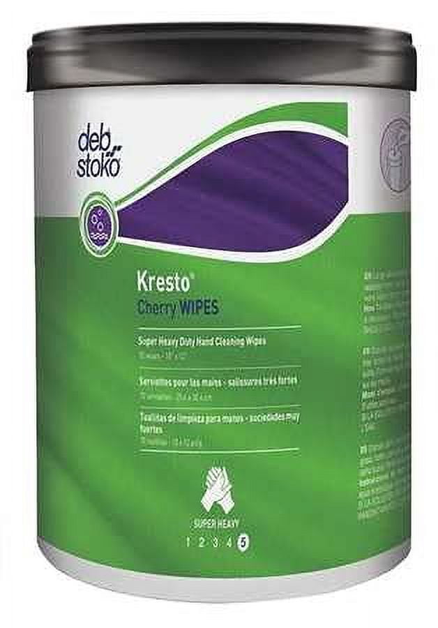 Deb 70 Wipe Canister WhiteRed Kresto Scented Cleansing Wipes - Walmart.com