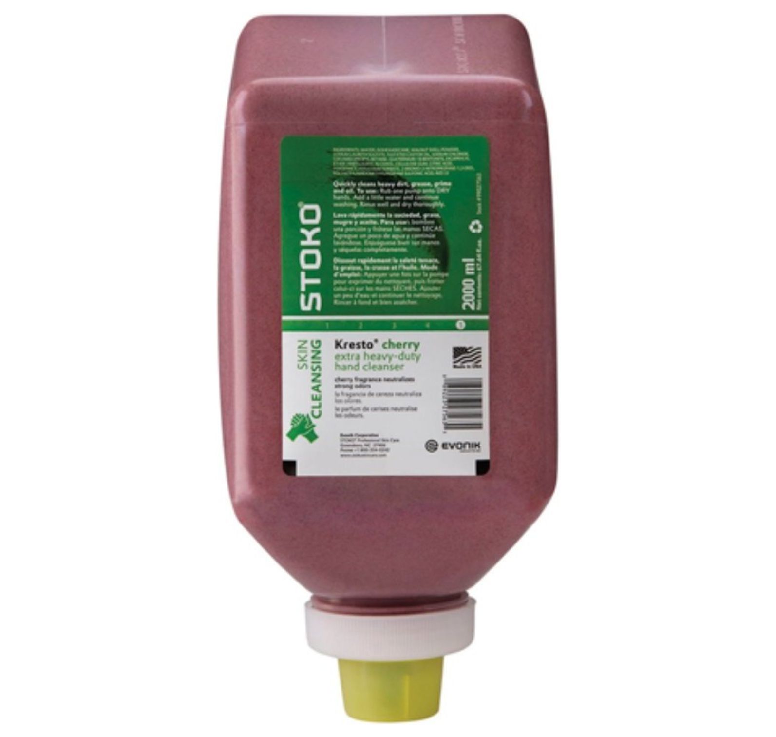 Deb Group Kresto Cherry Hand Cleaner, 2000 mL Soft Bottle (6 Pack ...