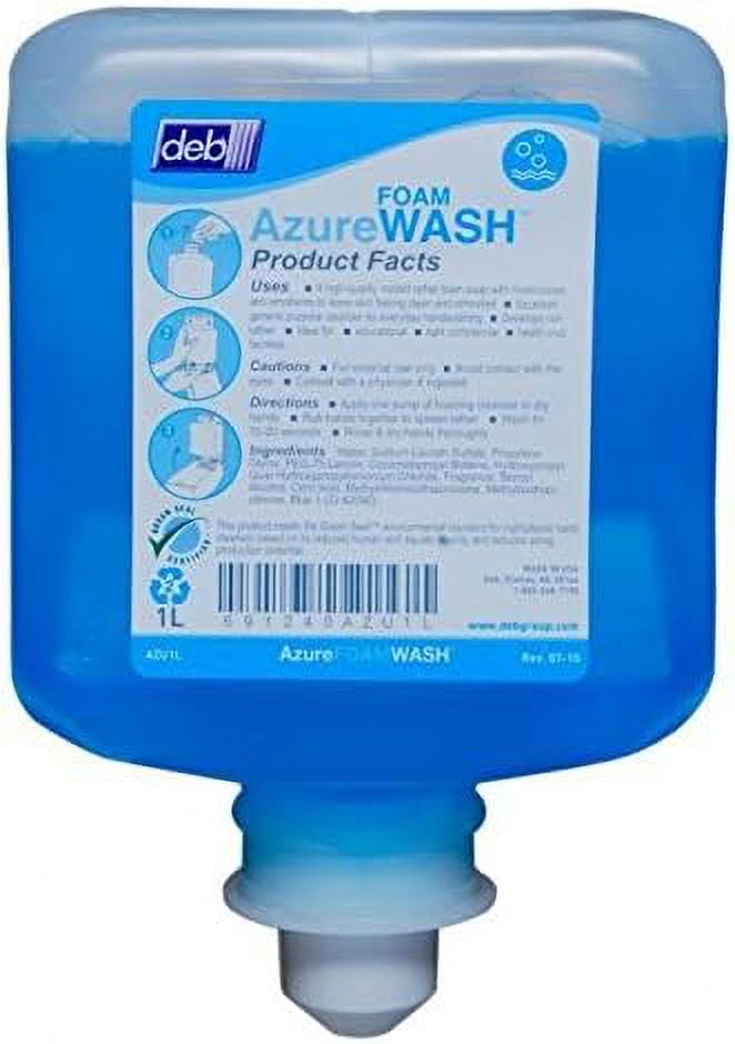 Deb Stoko Refresh Azure Foam Hand Wash Soap Dispenser Refill, 1 Liter ...