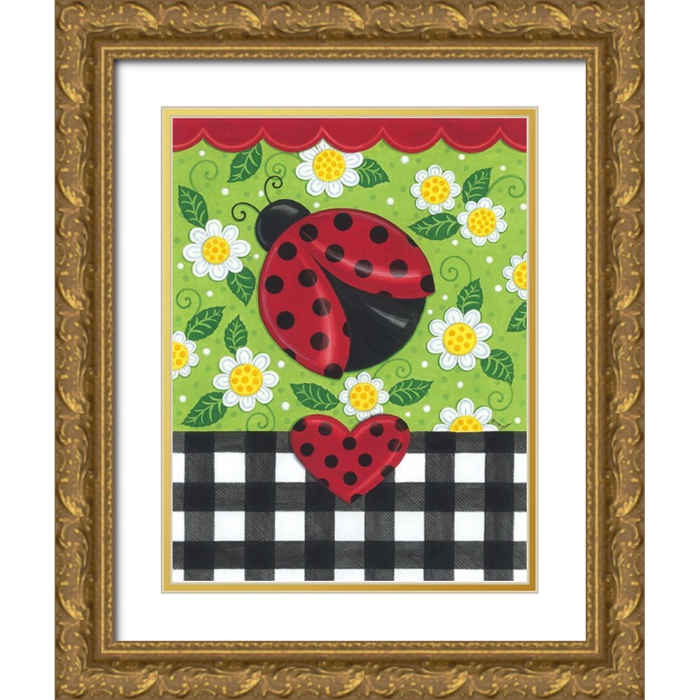 Deb Strain 19x24 Gold Ornate Wood Framed with Double Matting Museum Art ...