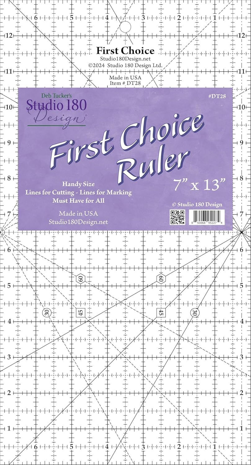 Deb Tucker's Studio 180 Design First Choice Ruler 7" x 13" - Walmart.com