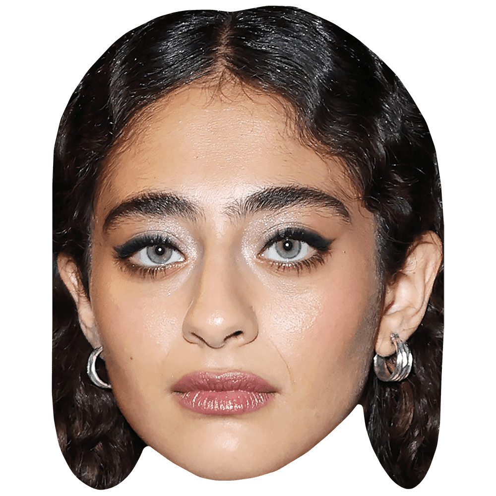 Deba Hekmat (Makeup) Celebrity Mask, Flat Card Face, Fancy Dress Mask ...