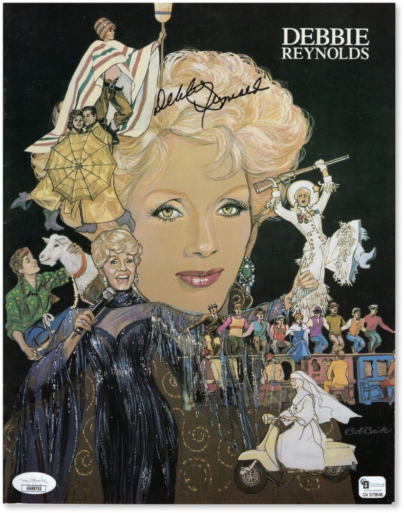 Debbie Reynolds Signed Autographed Program Hollywood Legend JSA GG68793 ...