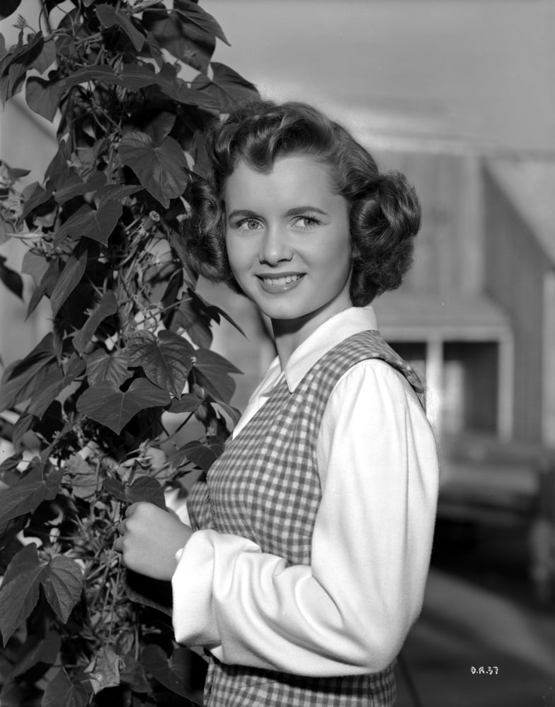 Debbie Reynolds on a Checkered Top and smiling Photo Print (8 x 10 ...