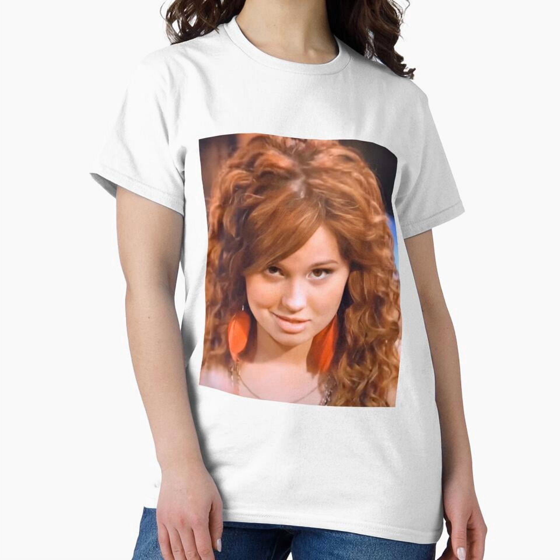 Debby Ryan Meme Smug Hair Tuck Channel Movie Reaction T-Shirt - Walmart.com