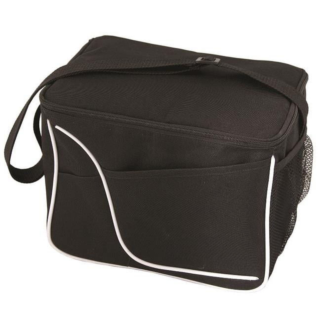 Debco CB5032 Amber Cooler Bag with Holds Six Cans - Black with White ...