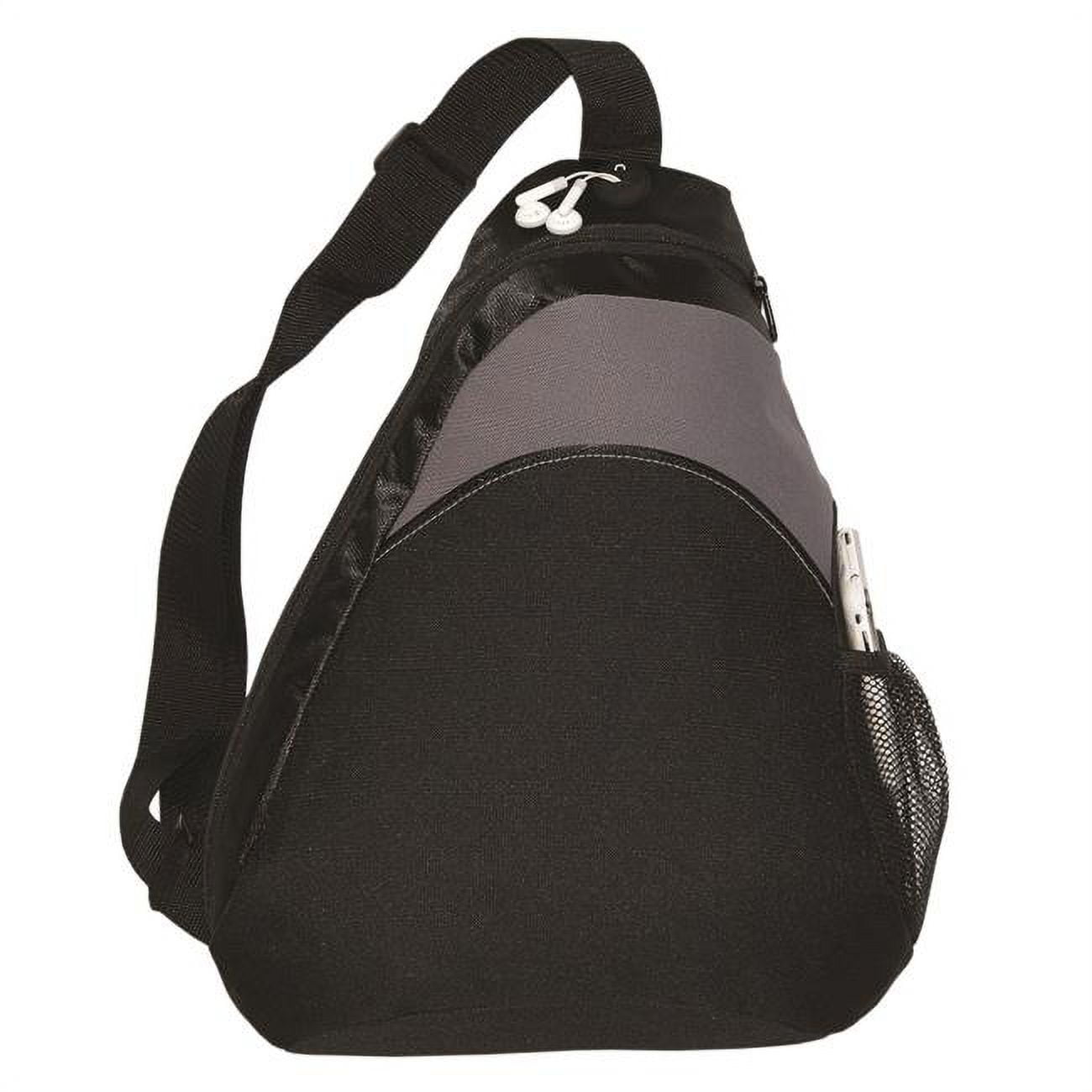 Debco KN7238 Cobalt Sling Backpack, Black & Black - Pack of 12 ...