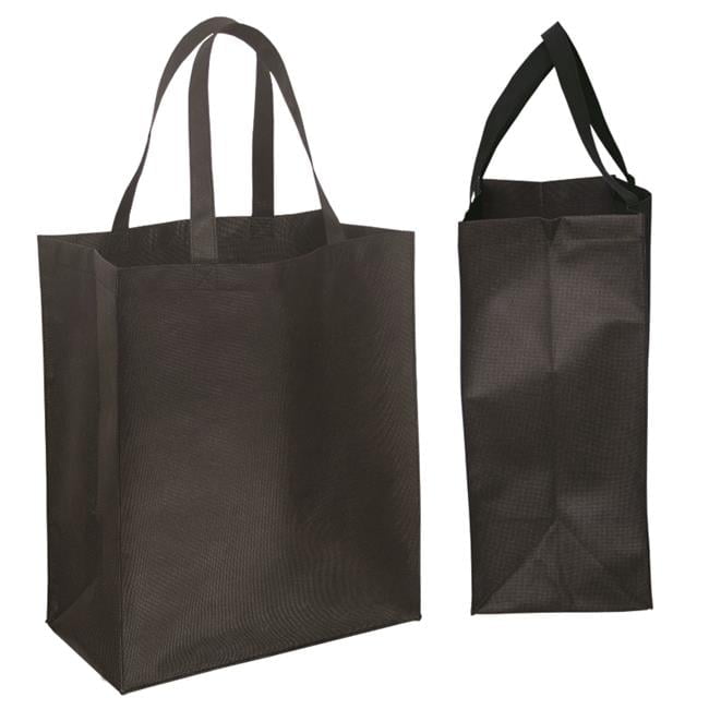 Debco Non Woven Jumbo Grocery Tote - Black - Walmart.com