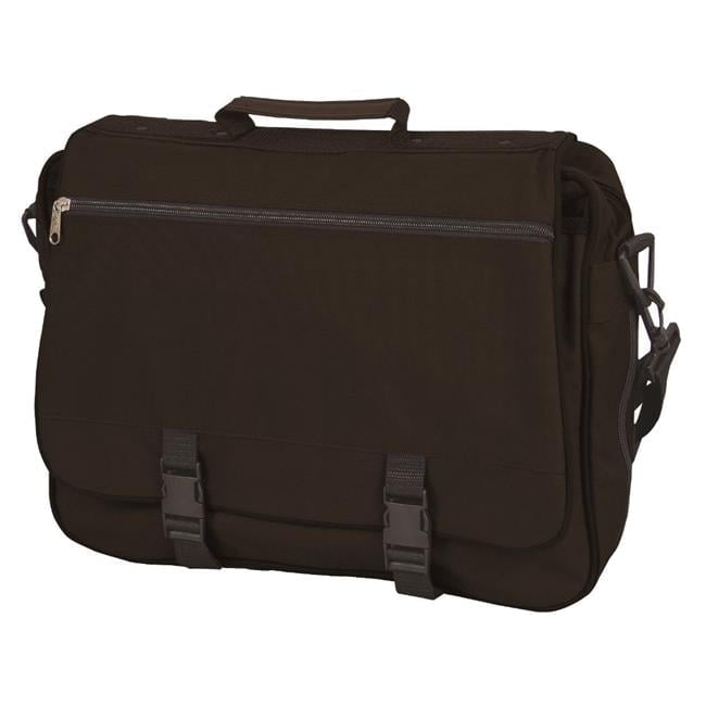 Debco P4481 Zippered Front Pocket Business Brief - Black - Walmart.com